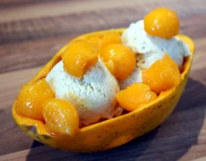 Mateeis mit Papaya (Rezept aus Argentinien) - Jans Küchenleben